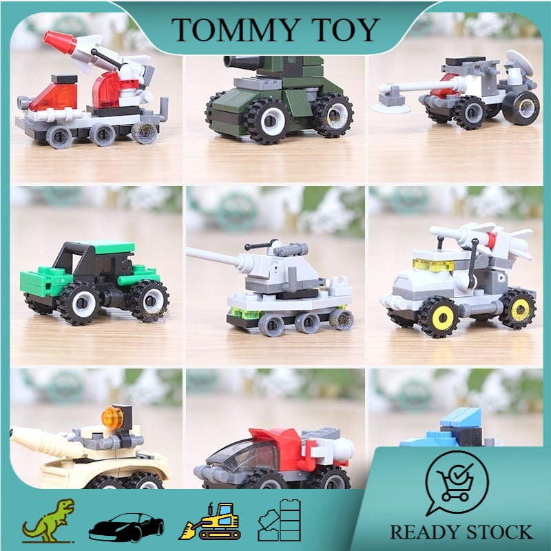 🇲🇾M’SIA STOCK🇲🇾 Mini car building blocks for kid toys birthday gift enlightening assembly ...