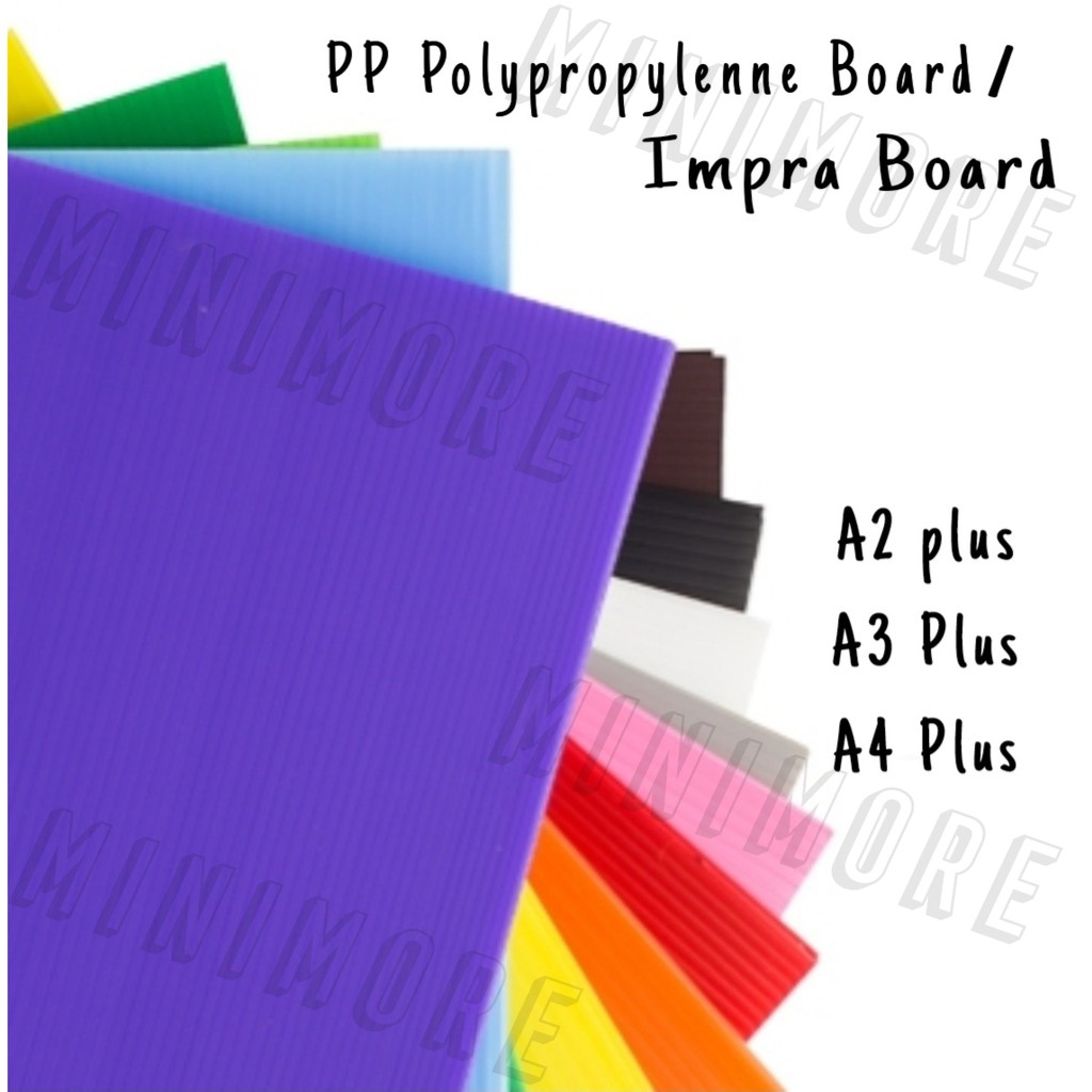 (MiniMore) Thick Polypropylene PP Corrugated Cardboard/Impra Board*DIY ...