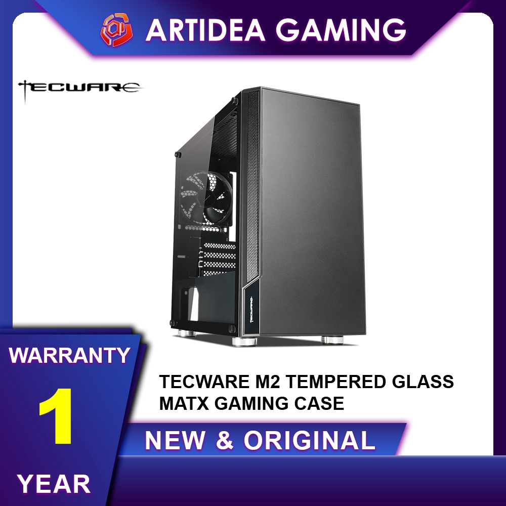 ^ TECWARE M2 TEMPERED GLASS MATX GAMING CASE | TEC-M2 | Shopee Malaysia