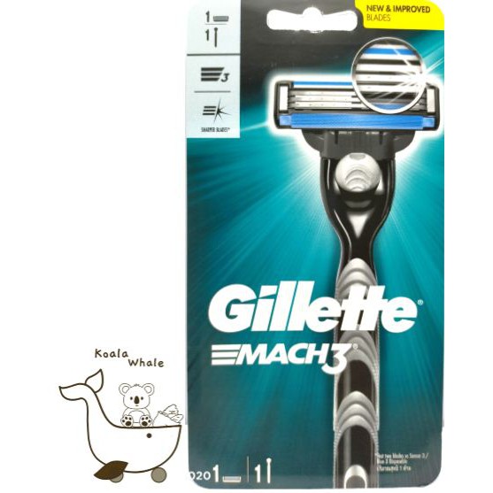 Gillette mach3 MACH 3 (Original) (1 Handle+1 Cartridge) | Shopee Malaysia