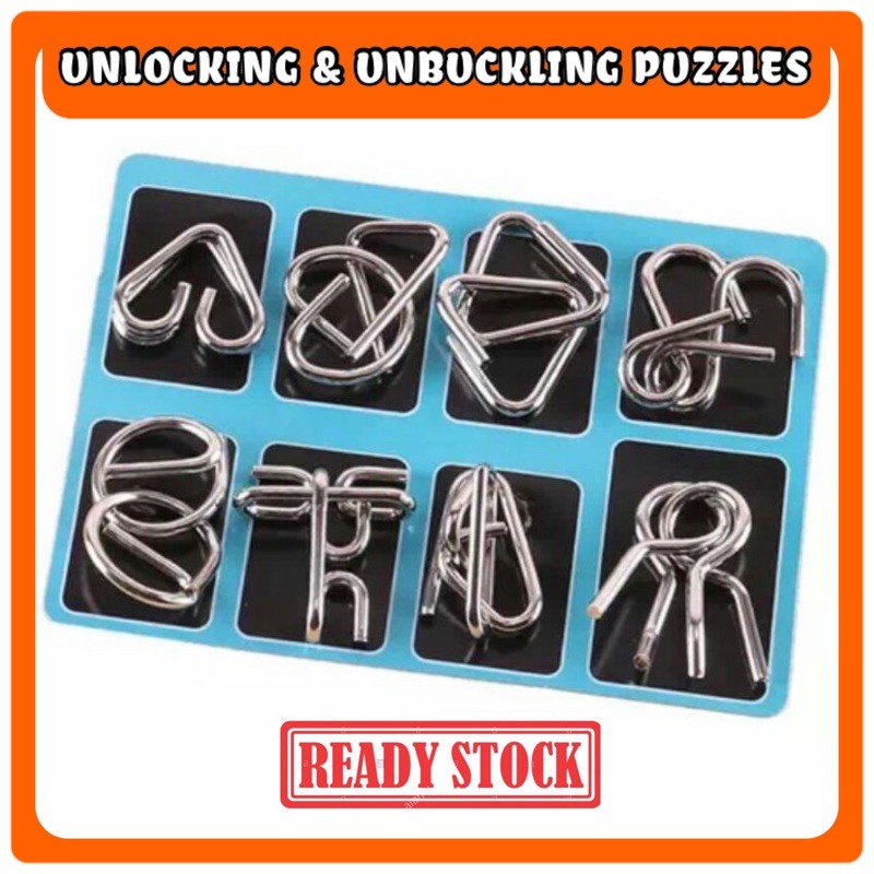 🔥Unlocking & Unbuckling Puzzle/ Puzzle Besi | Shopee Malaysia