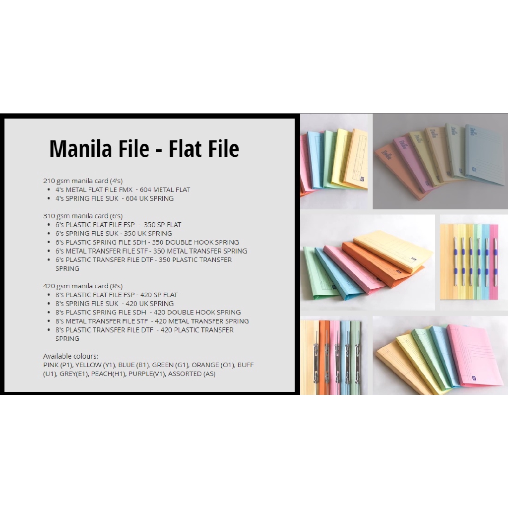 [Lion File] Affordable Manila Files with Spring Mechanism 6Pcs (MFF420 ...