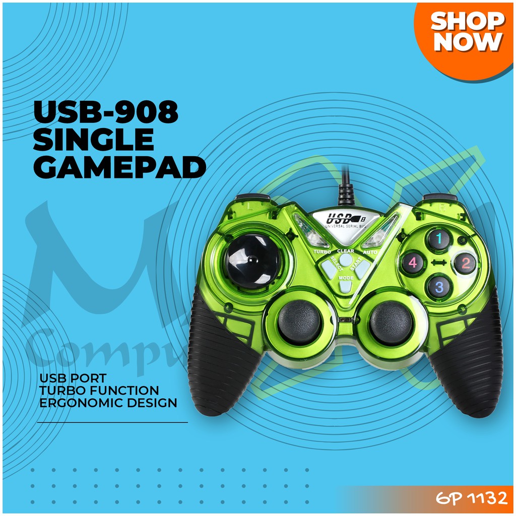 Stick PS USB-908 USB-906 USB-606 Turbo Dual Shock Single Game ...