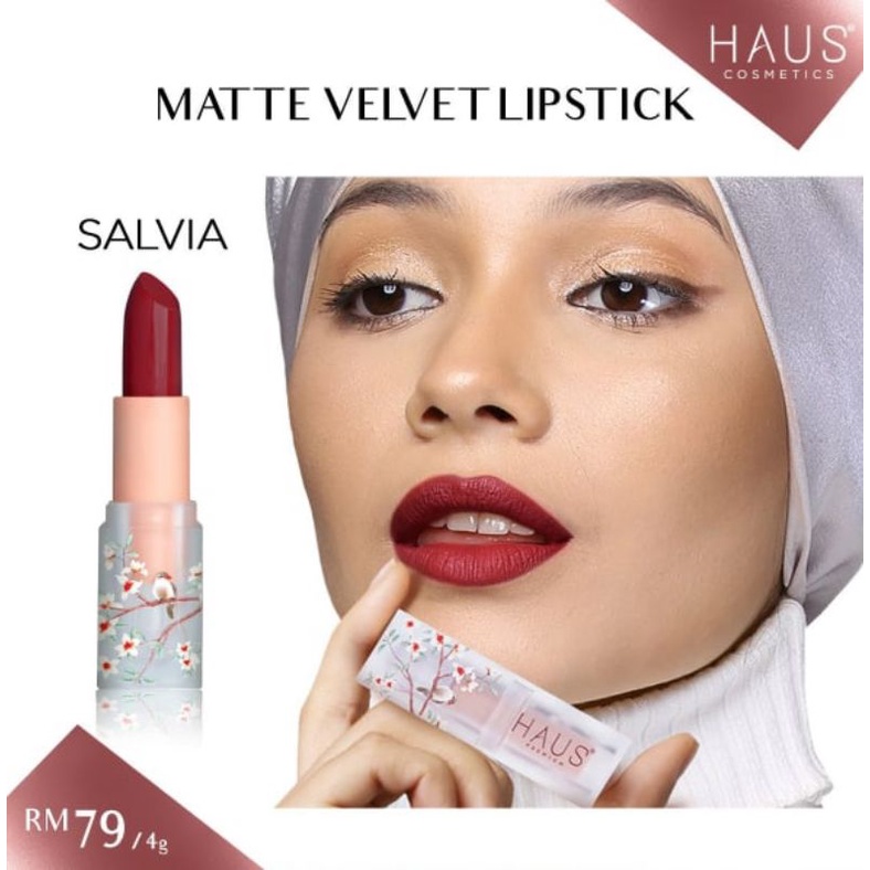 HAUS Cosmetics Matte Velvet Lipstick (MVL) | Shopee Malaysia