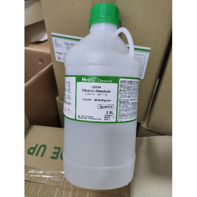 (Ready stock Kuala Lumpur ) Ethanol absolute denatured (99.9%), ingredient for sanitiser and ...