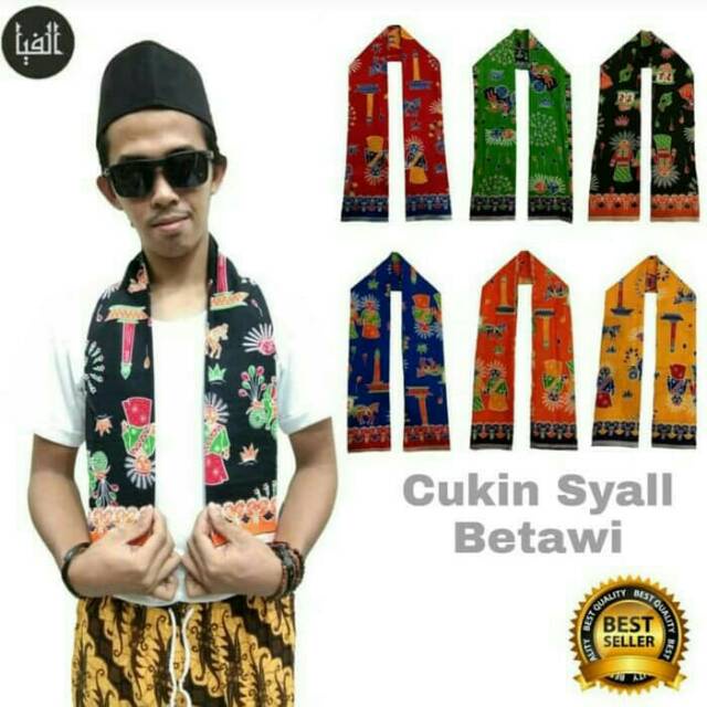 Betawi Scarf Betawi Scarf Betawi Scarf Betawi Shawl Batik | Shopee Malaysia