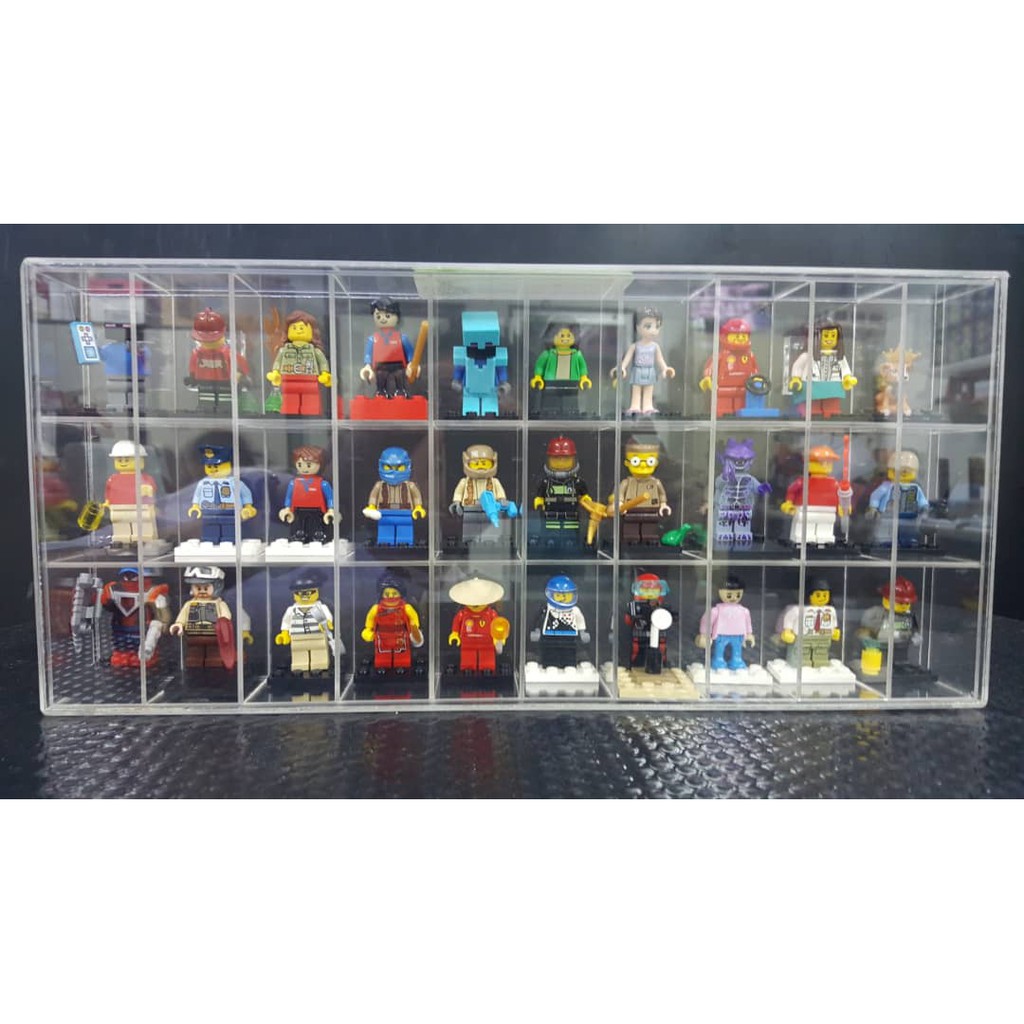 30 Slots Lego Minifigures Display Case. Item Code : D186002 | Shopee ...