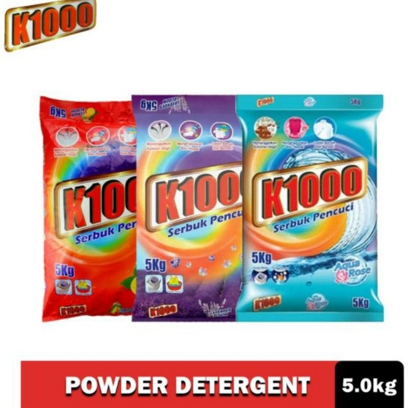 K1000 Powder Laundry Detergent (5kg) | Shopee Malaysia