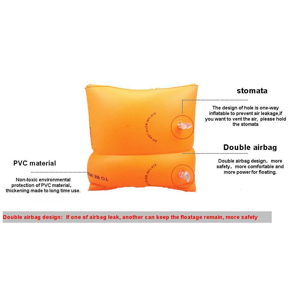 Realeos Inflatable Kid arm float Swimming float Newborn Baby Safety ...