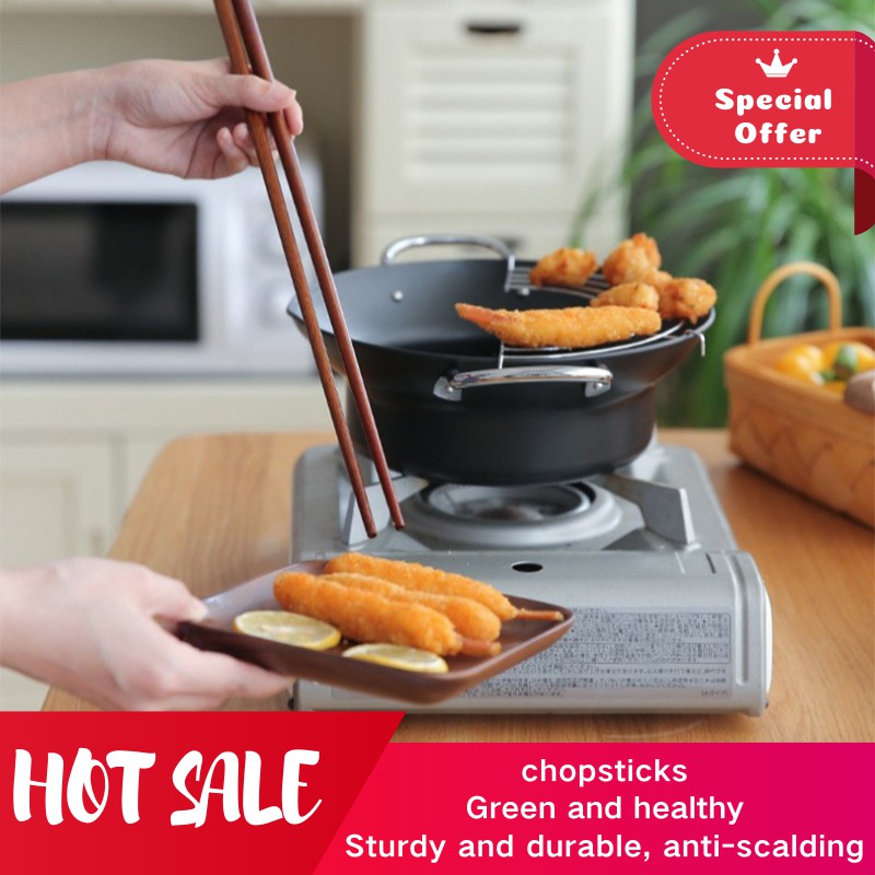 Household Wooden Chopstick Kitchen Noodles Hot Pot Cooking Chopstick ...