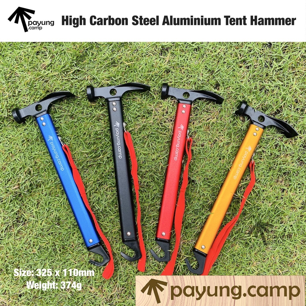 PAYUNG.CAMP/CAMPINGMOON Multifunction Outdoor Camping Hammer High ...