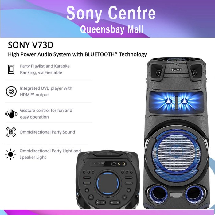 Sony V73D High Power Audio System with BLUETOOTH® Technology MHC-V73D | Shopee Malaysia