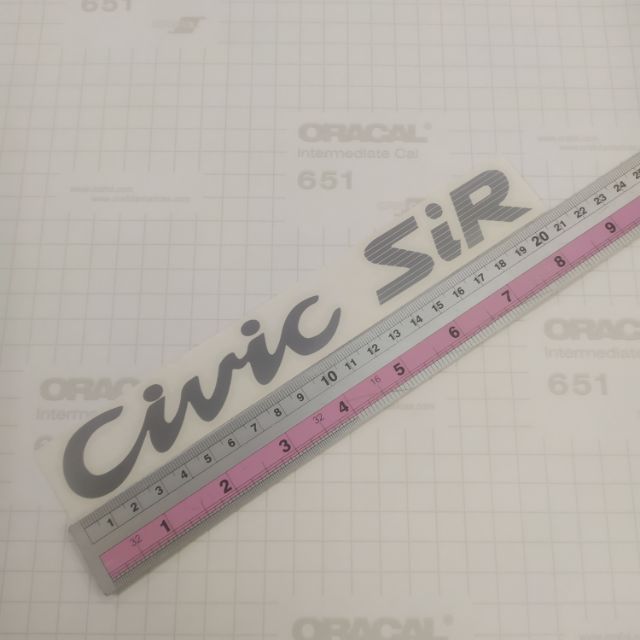 Sticker civic sir(replacement) | Shopee Malaysia