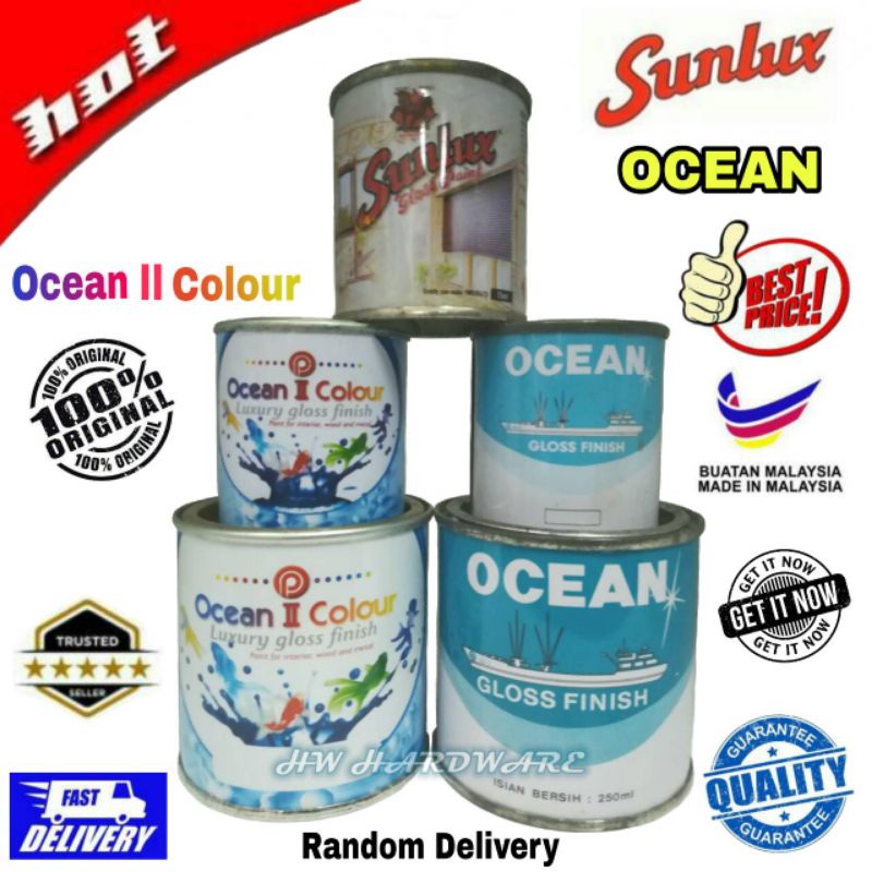 [100% ORIGINAL] SUNLUX / OCEAN / OCEAN LUXURY METAL GLOSS PAINT / METAL ...