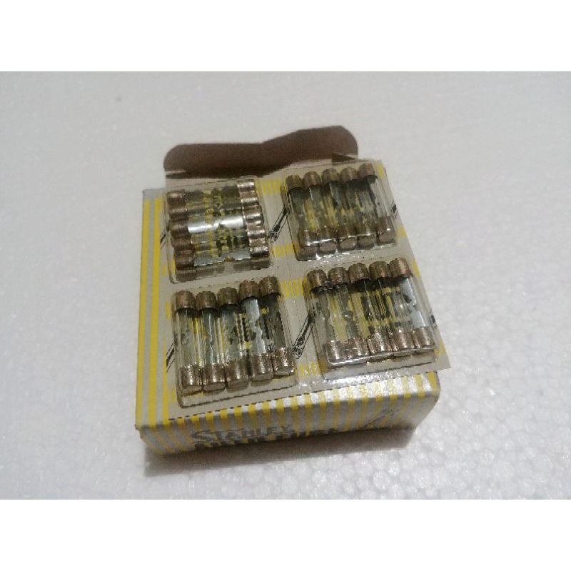 Stanley 30A 10A 15A glass tube Fuse, 100pcs | Shopee Malaysia