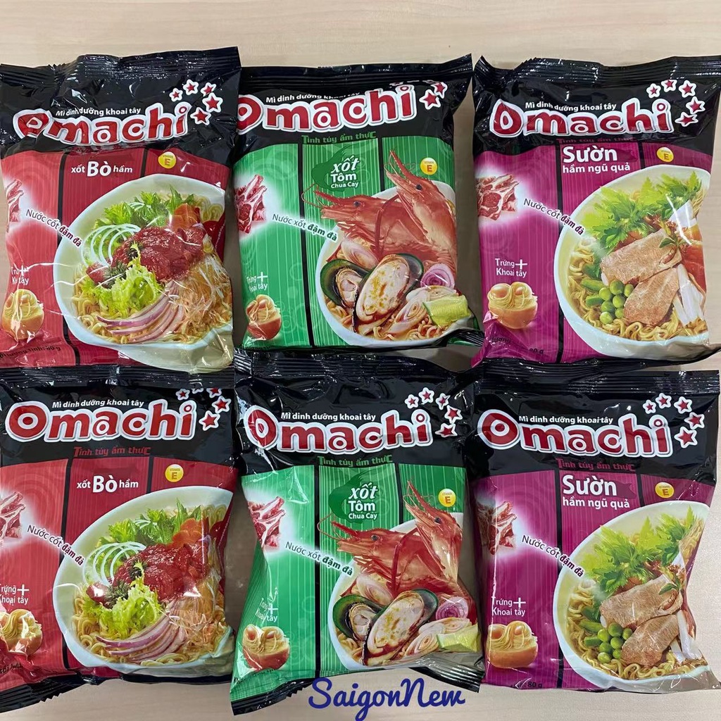 Mi Omachi 3 Vi - Omachi Instant Noodle 3 Flavors | Shopee Malaysia