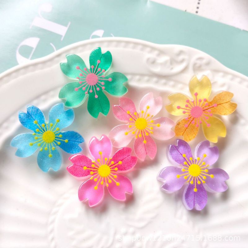 Resin Bunga Sakura (2.5cm) | Shopee Malaysia