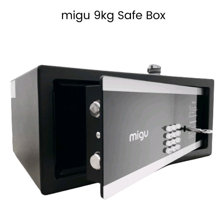 9kg Big Metal Anti theft Safe Box For Hotel / Home / Office Peti Keselamatan 保险箱 保险柜 | Shopee ...