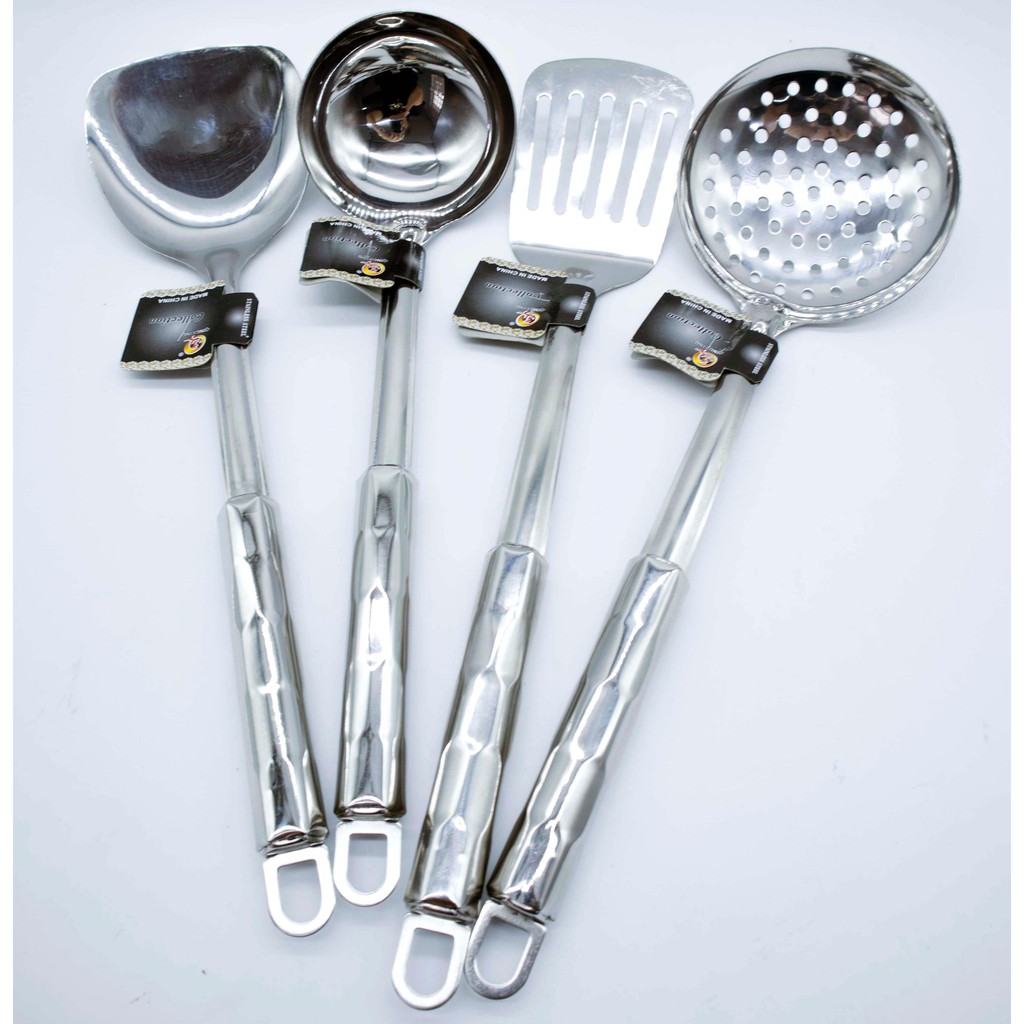 Stainless Steel Handle Spatula, Ladle, Slice, Sieve | Shopee Malaysia