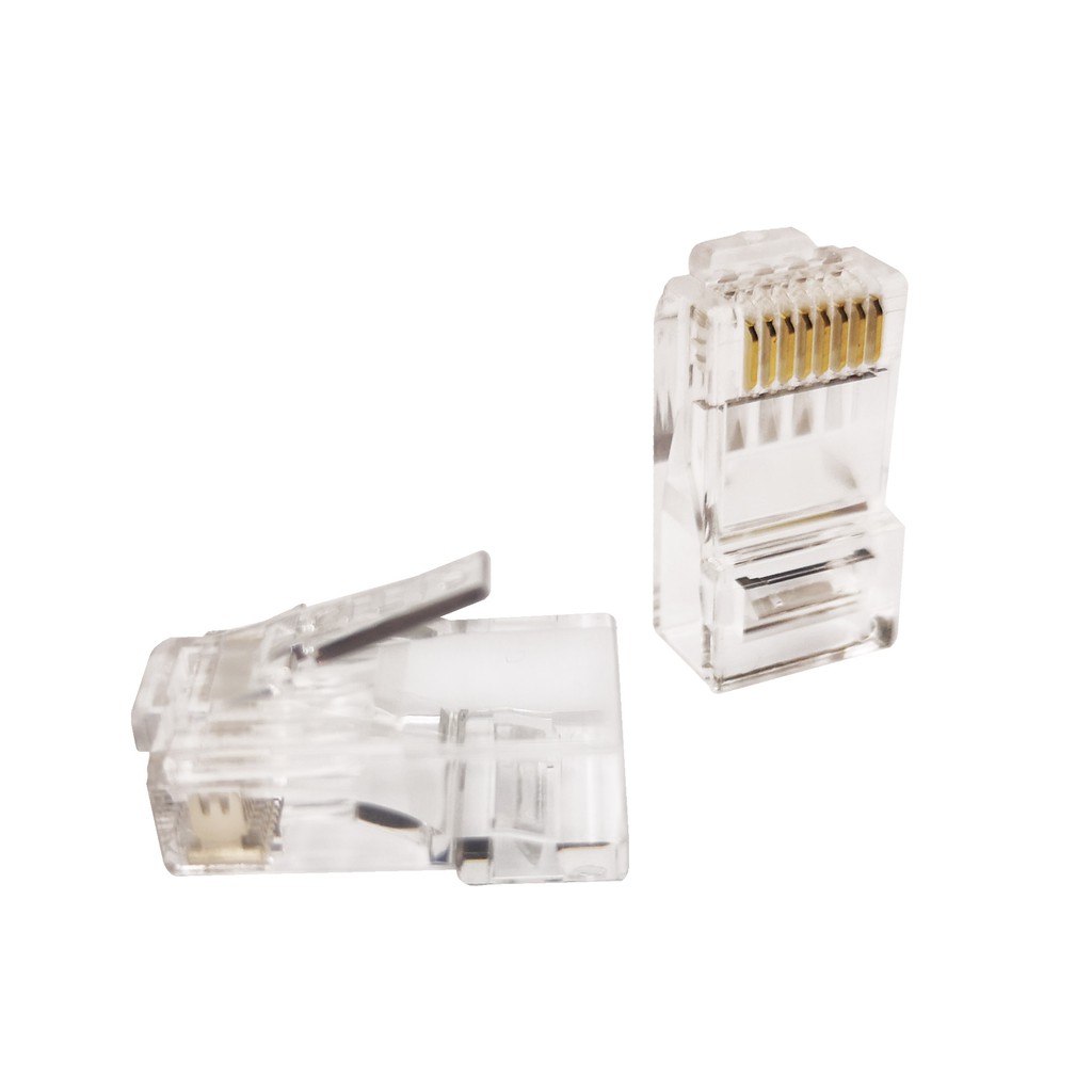 Prolink CAT6 8P8C Unshielded Modular Plug Network LAN Connector (100pcs ...