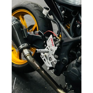 RCB Racing Footrest Yamaha R15 V3 V4 R15M MT15 R15V3 Silver Black ...