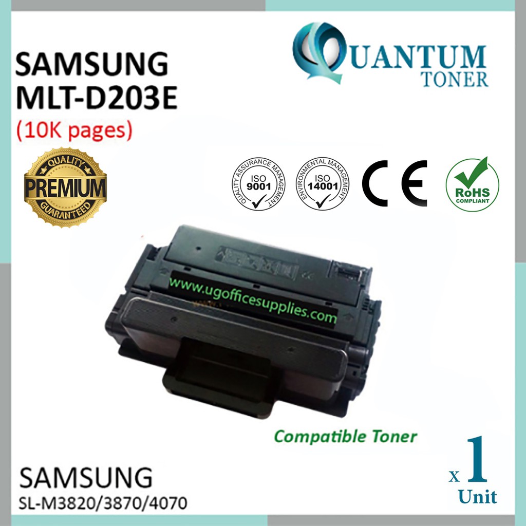 Compatible Toner MLT-D203E MLTD203 Samsung ProXpress SL-M3820 SL ...