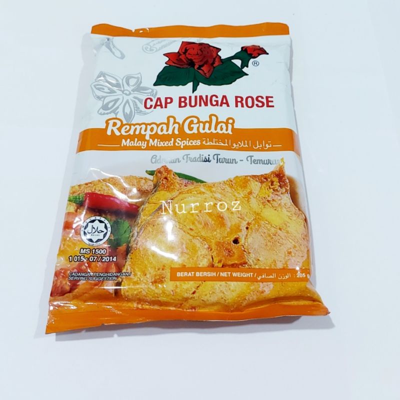 Temurun Rempah Gulai & Rempah Masak Cap Bunga ROS Terengganu | Rempah ...