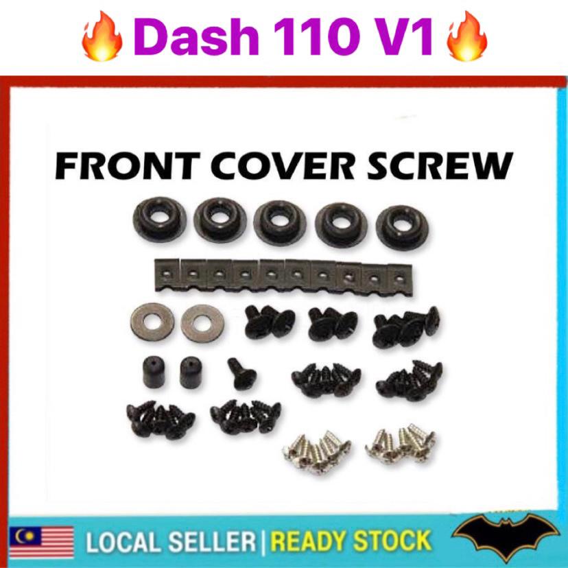 WAVE DASH 110 V1 LEG SHILED SCREW SKREW BOLT COMPLETE SET FRONT COVER ...