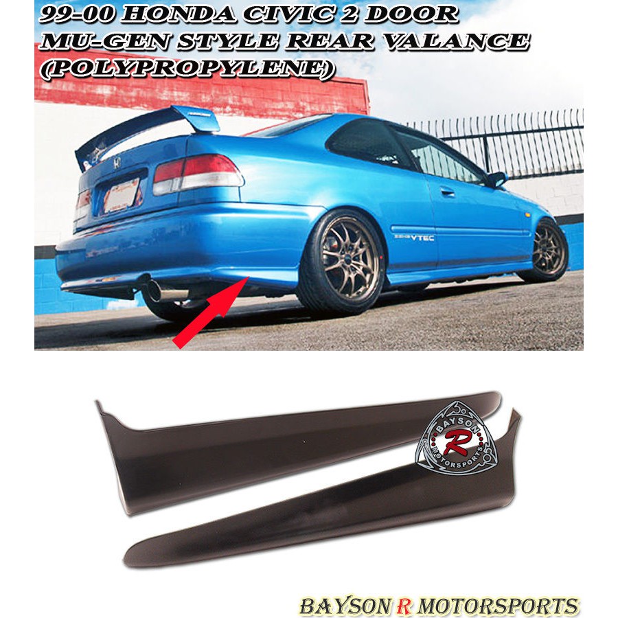 HONDA CIVIC EK9 EK99 SO4 REAR LIP BELAKANG MUGEN COPY FIBER PERODUA ...