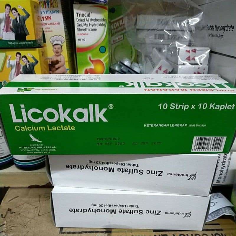 Licocalk LIKO LICO KALK LIKO CALK PLUS Taktat Calcium 1 STRIP Content ...