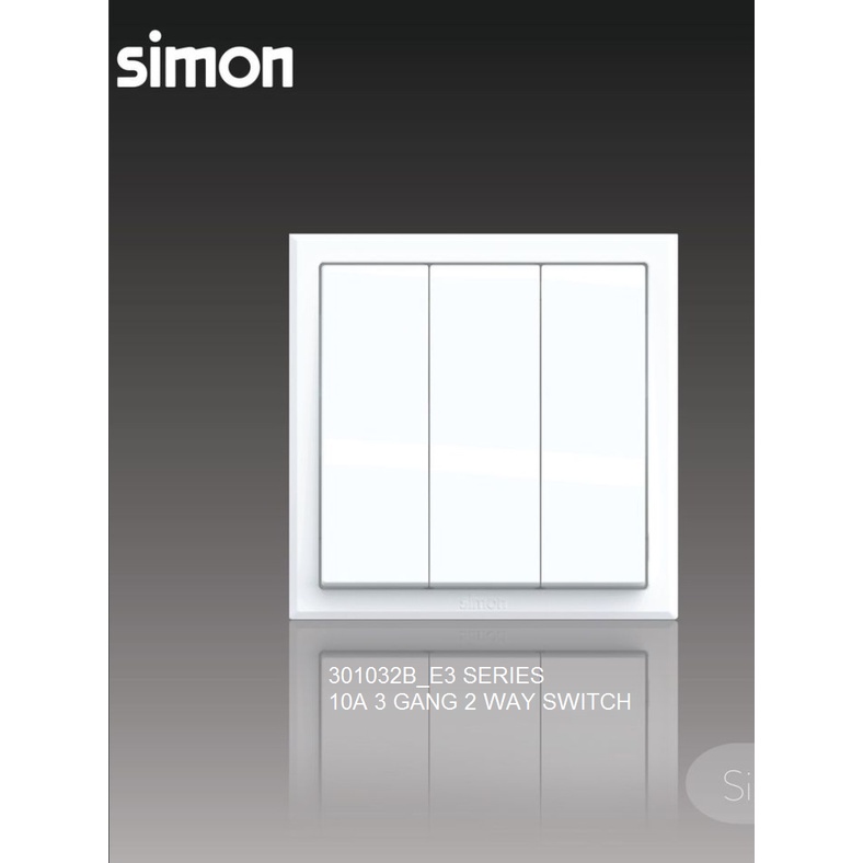 Simon E3 Socket Modern Switch Design Wall Switch Slim Door Bell Plug ...