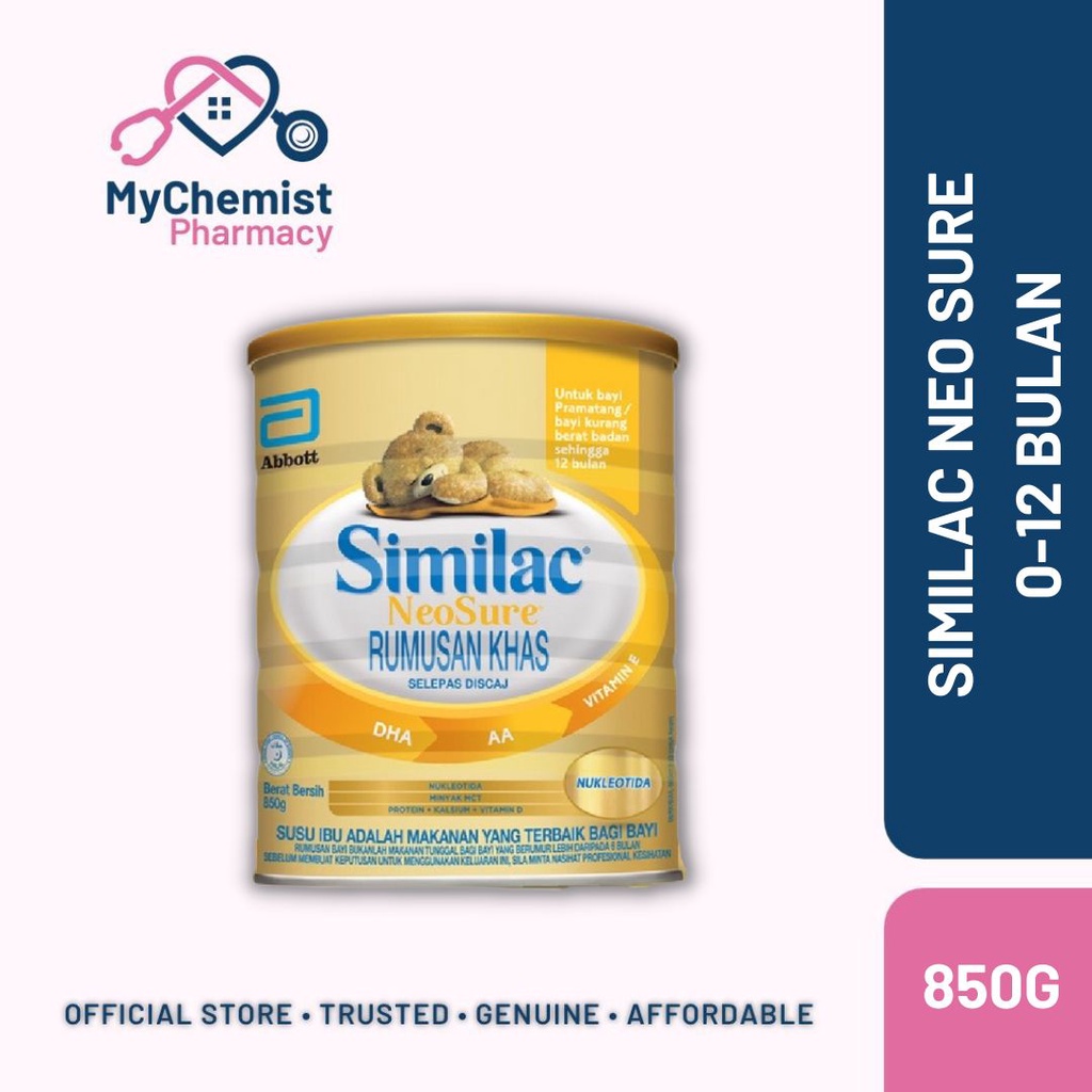 Similac Neo Sure Rumusan Khas 370g & 850g for 0-12 Months (Premature ...