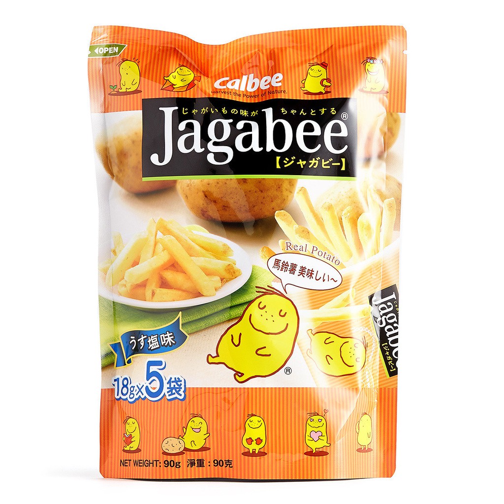 Calbee jagabee potato sticks original pouch 90g - READY STOCK Exp: 19/9/18 | Shopee Malaysia