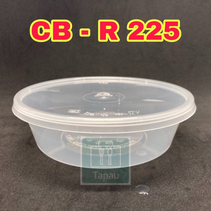 TAPAU - CHUNBE CB WARE R225 (50sets±) T225 Round Microwave Container ...
