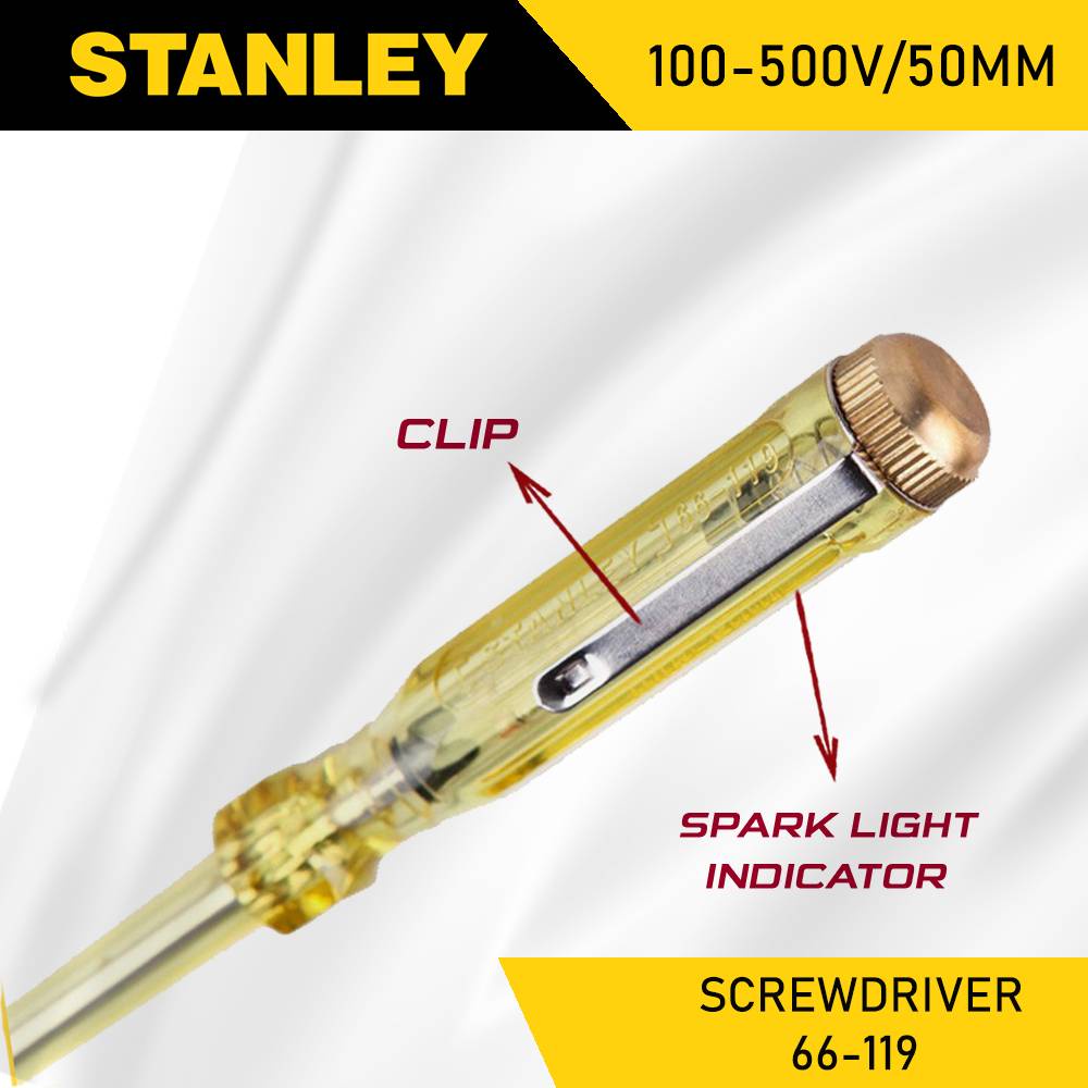 Original Stanley Test Pen Spark Detecting Screw Driver 66-119 | Shopee ...