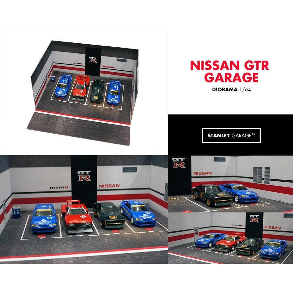 1/64 Nissan GTR Garage Diorama. | Shopee Malaysia