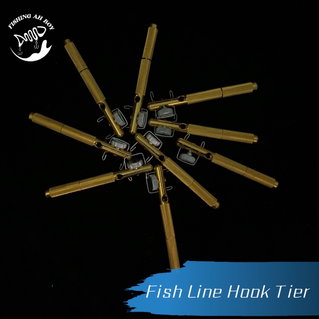 🔥Ready Stock🔥Fishing Line Hook Tier Double-headed Needle Knotter ...