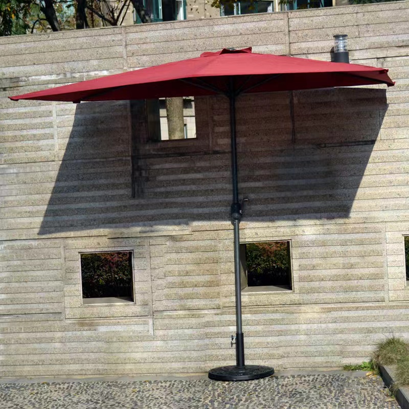 Outdoor half square patio umbrella rectangular umbrella wall umbrella ...