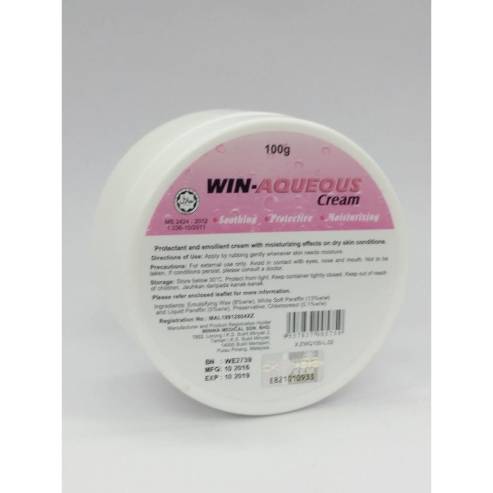 WIN-AQUEOUS CREAM 100G (EXP:02/22) | Shopee Malaysia