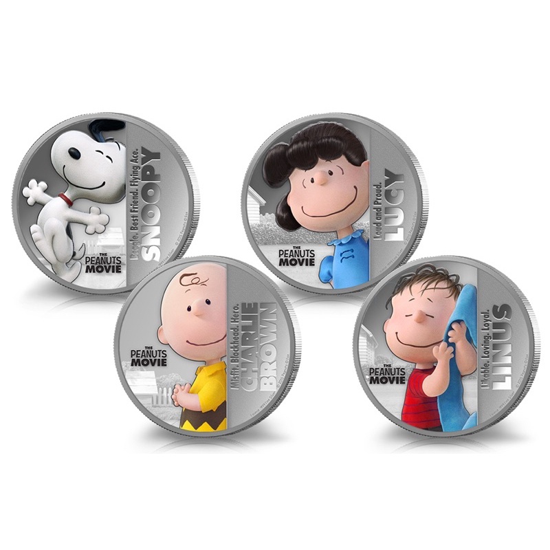 PEANUTS SILVER COIN COLLECTION (4PCS PER SET) | Shopee Malaysia