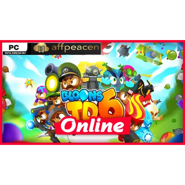 PC GAME Bloons TD 6 v32.3.5729 + Online - PC DIGITAL DOWNLOAD | Shopee ...