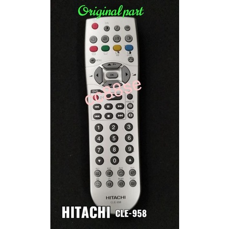 HITACHI LCD/LED TV REMOTE CONTROL CLE958 CLE-958 ORIGINAL PART | Shopee ...