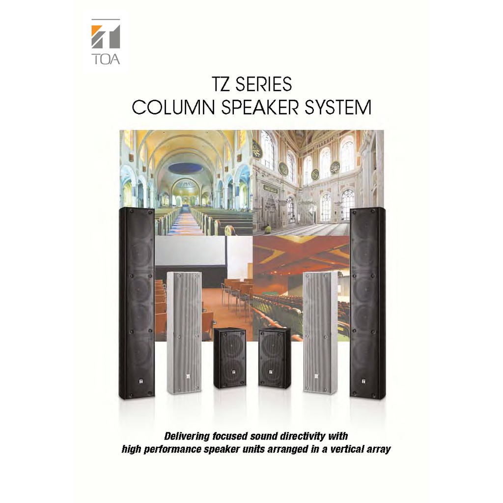 Toa TZ206/TZ406 20W/40W Column Speaker | Shopee Malaysia