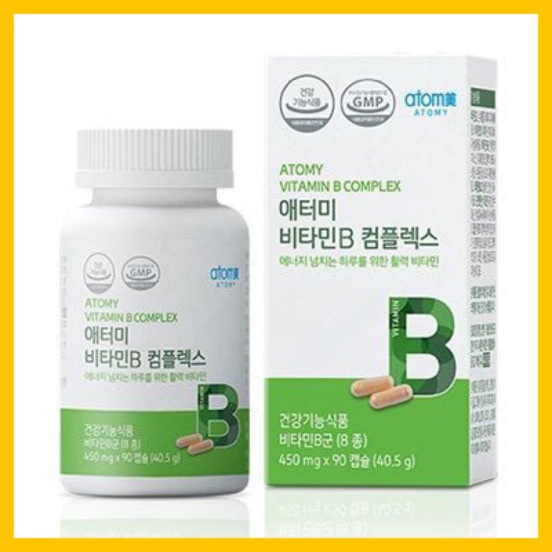 【100%Authentic】Atomy Vitamin B Complex 艾多美维生素B复合物 (90capsule) | Shopee ...