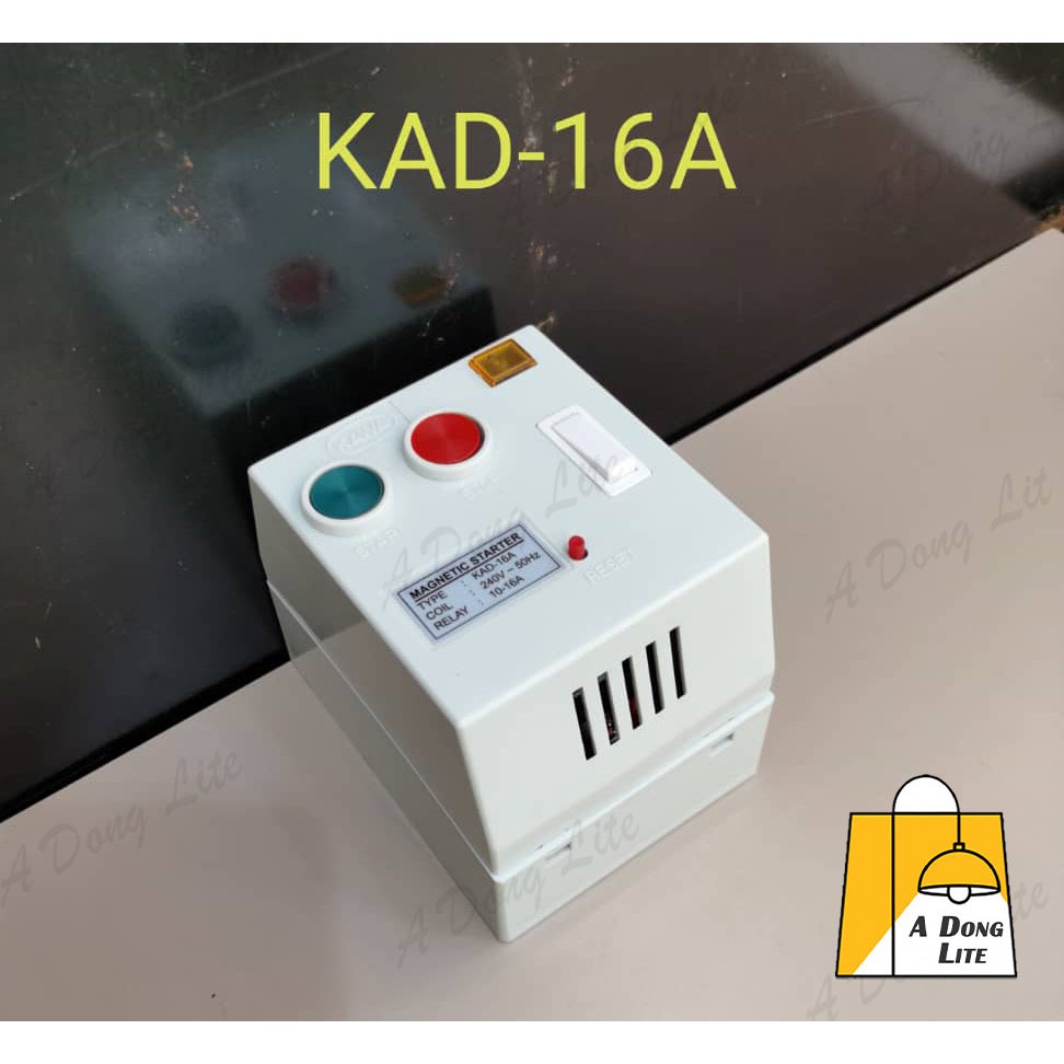 KAWA 16A 18A DOL STARTER MAGNETIC AIR COND STARTER C/W 15A SOCKET 10 ...