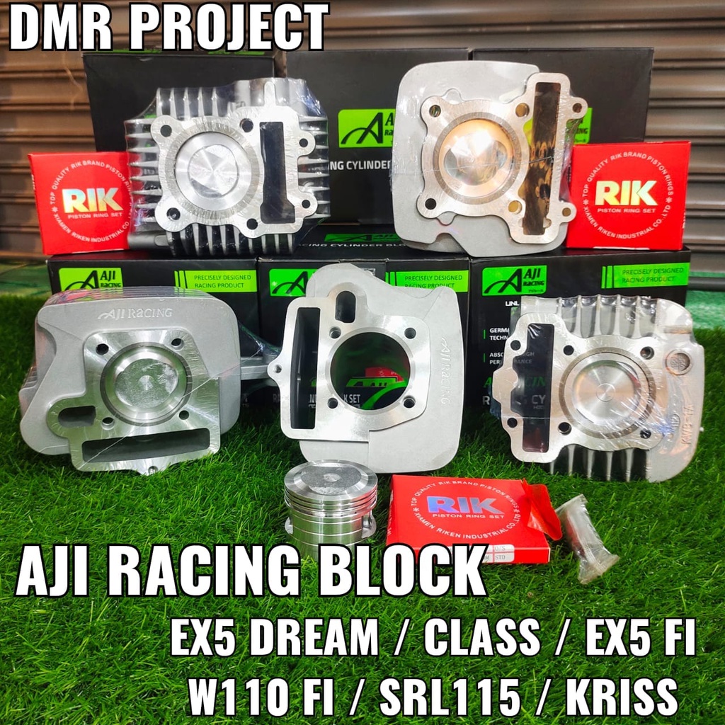 AJI RACING BLOCK EX5 FI/DREAM/W100/CLASS/SRL115/KRISS (53MM/55MM/57MM ...