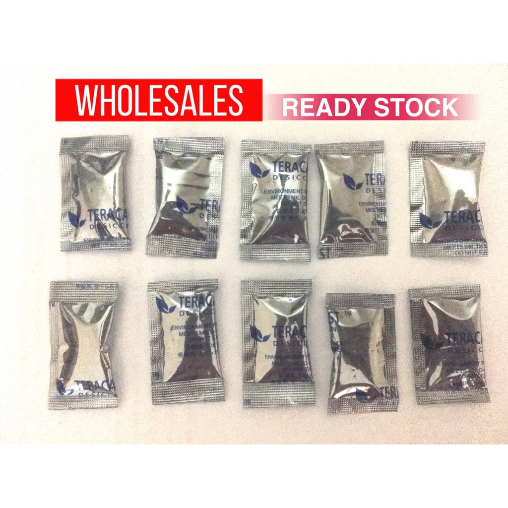 1000 pack x 1 gram Silica Gel Packets Moistureproof Absorb Moisture ...