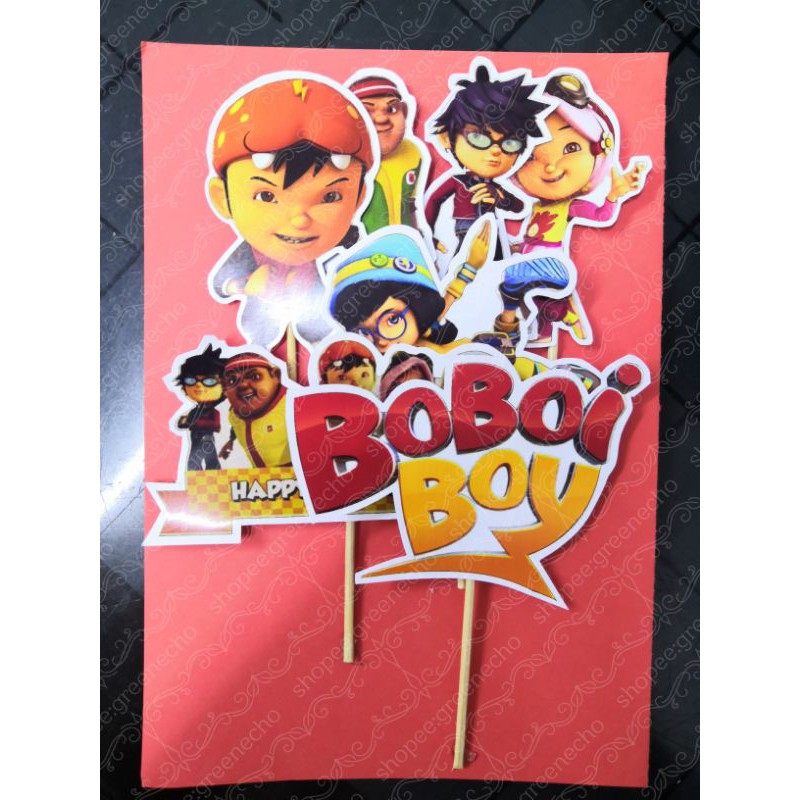boboboi boyboyboy boboi boyboboi boboiboy cake topper | Shopee Malaysia