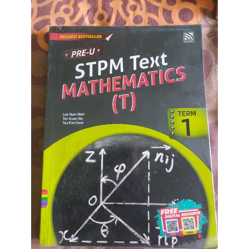 STPM SEM 1 MATHEMATICS MATHS T PELANGI (USED) | Shopee Malaysia