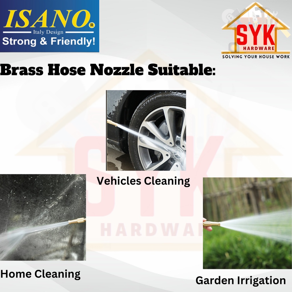 SYK Isano 3100BN Eco Brass Nozzle Water Filter Diverter Valve Water ...